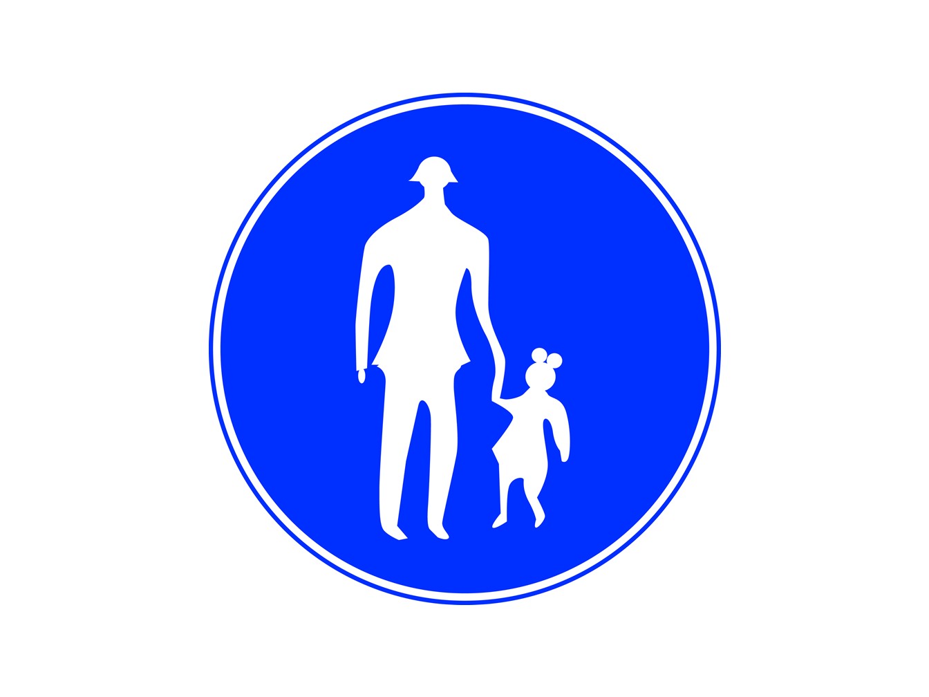 【標識クイズ】 大人と子どもが歩いているマークの意味は? 暮らしとくるま